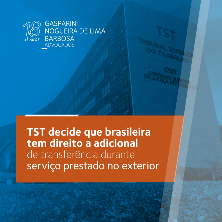 TST decide que brasileira tem direito a adicional de transferência ...