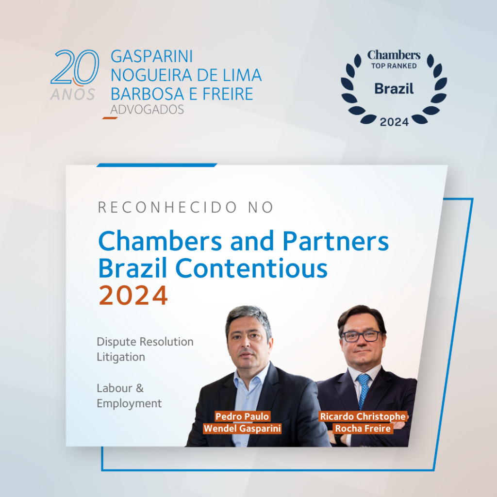 Reconhecido no Chambers and Partners Brazil Contentious 2024 ...